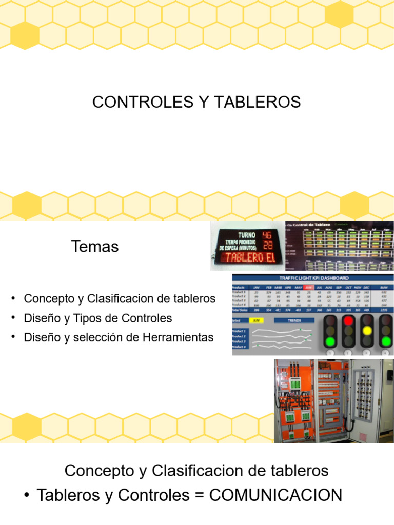 Tipos y Diseño de Tableros de Control | PDF | Información