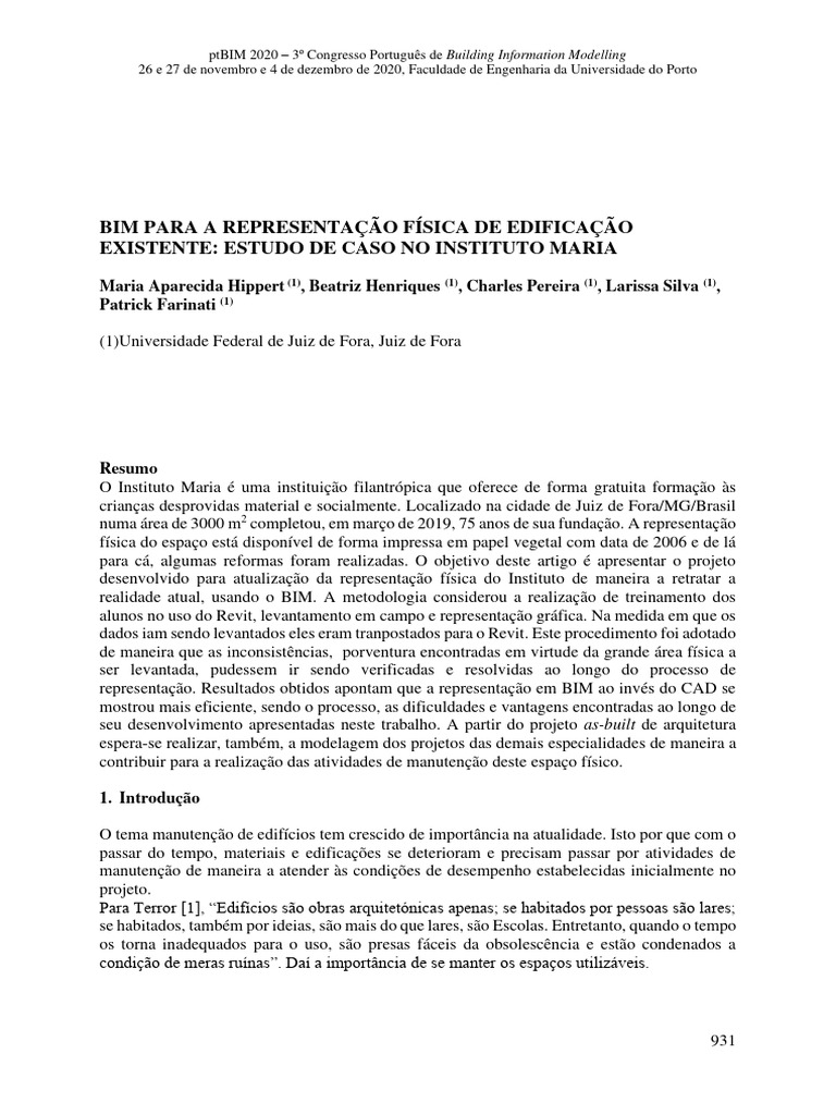 BIM_para_a_Representacao_Fisica_de_Edifi | PDF | BIM