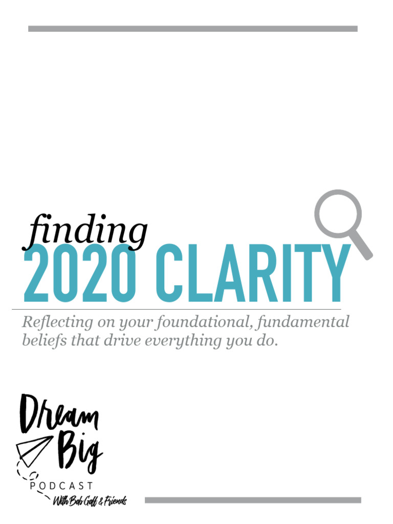DB 2020 Clarity Workbook | PDF