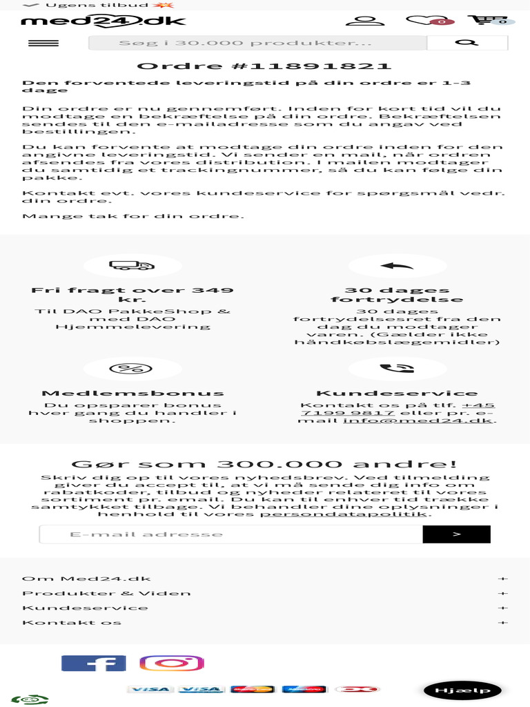 Ordre #11891821 - Med24.dk | PDF