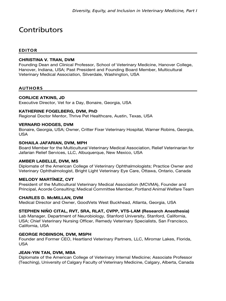 Contributors VSP | PDF