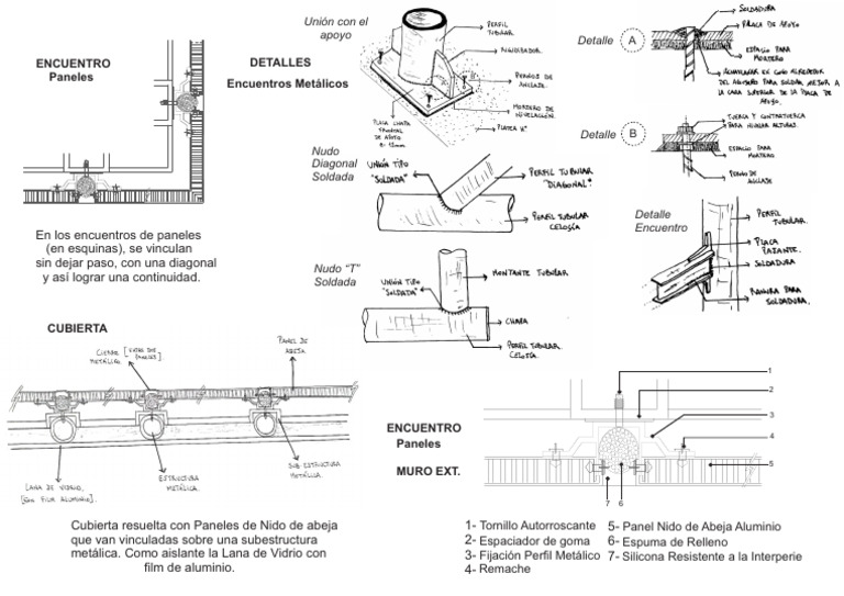 CONSTRU Lamina DETALLES | PDF | Aislamiento térmico | Aisladores