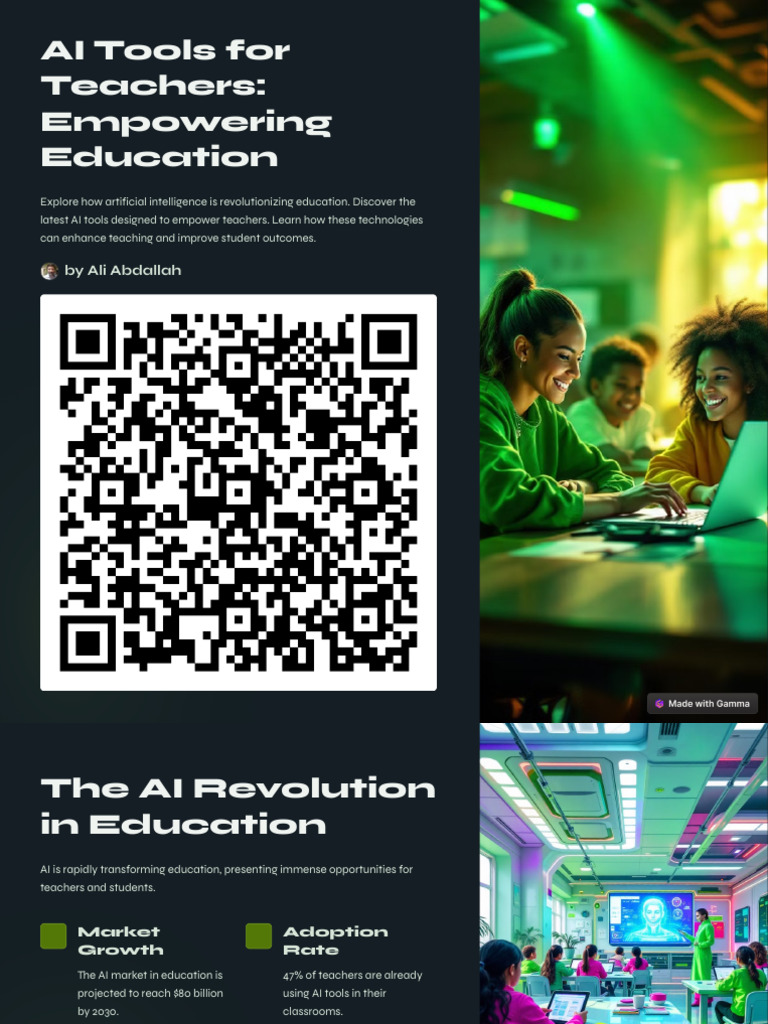 AI Tools for Teachers Empowering Education | PDF | Artificial ...