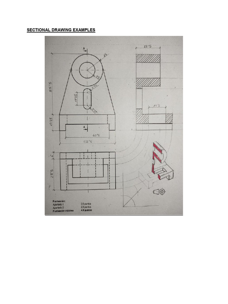 Sectional Drawing Examples | PDF