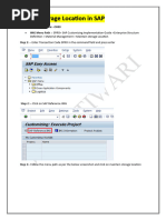 How To Create Storage Location in SAP | PDF