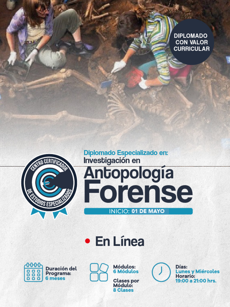 Antropología Forense - CCEE | PDF | Antropología