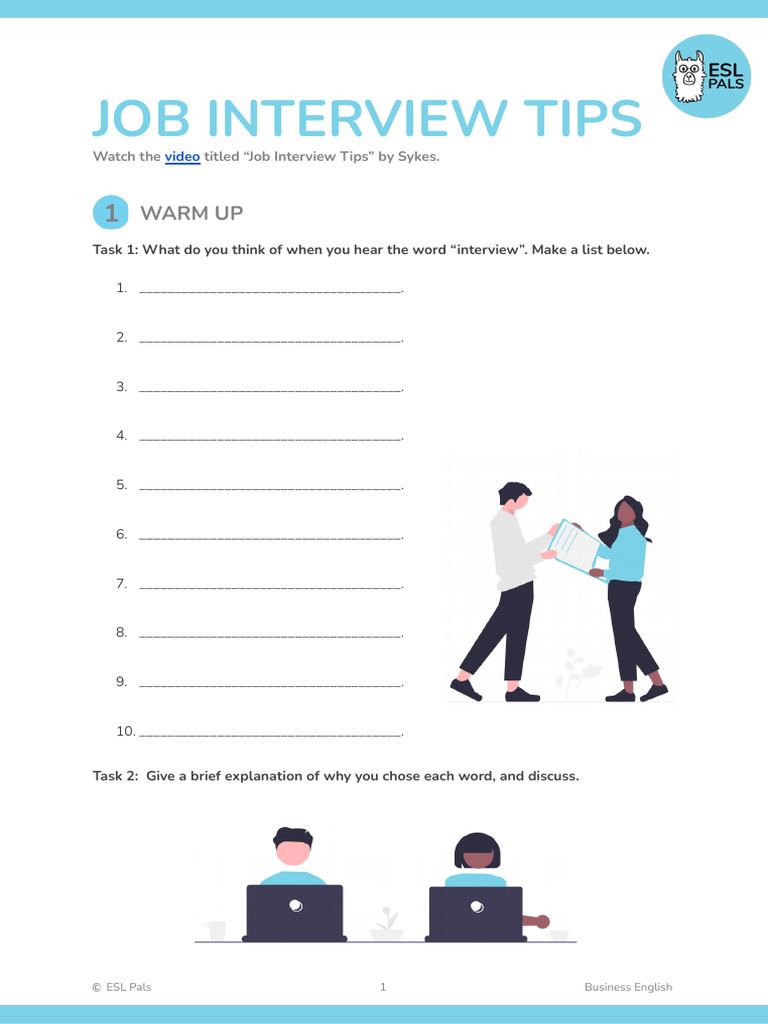 (TV) Job Interview - Conversation Class | PDF | Job Interview | Cognition