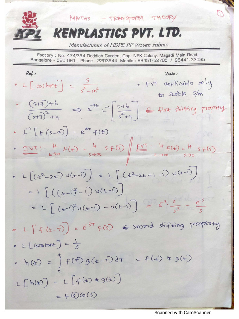 Transform Theory | PDF