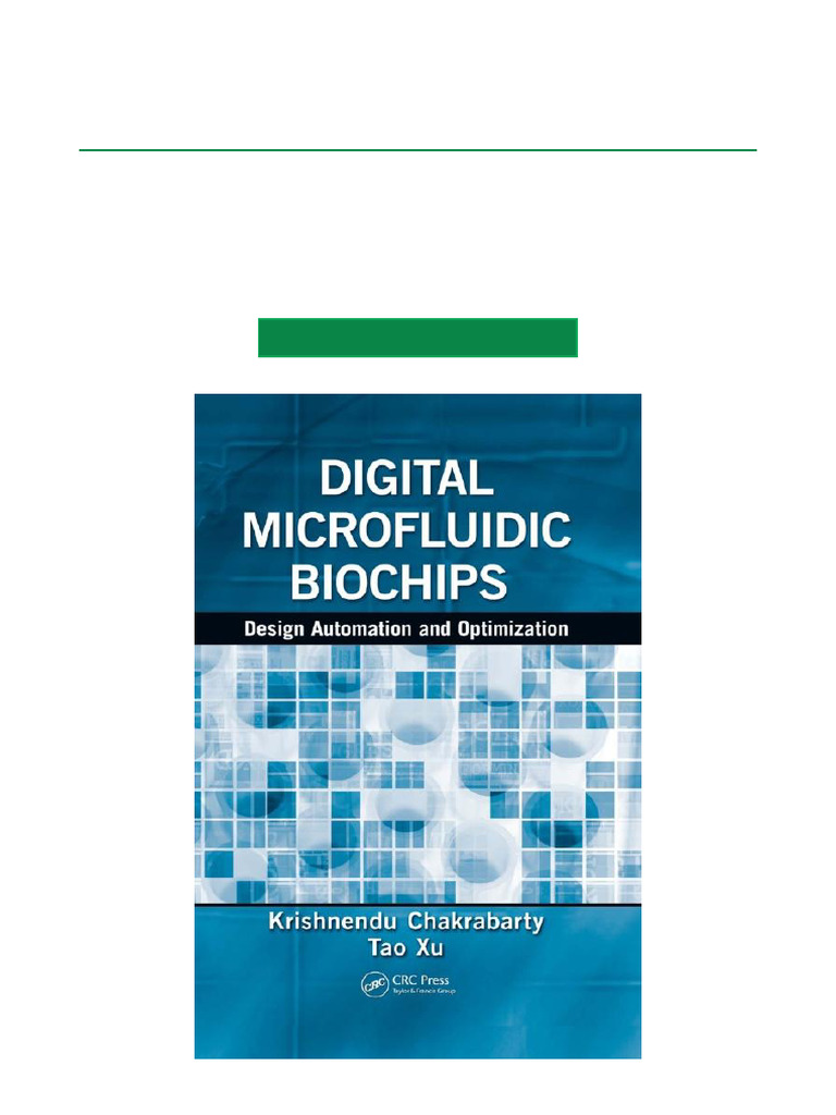 Hurry Download Digital Microfluidic Biochips Design Automation and ...