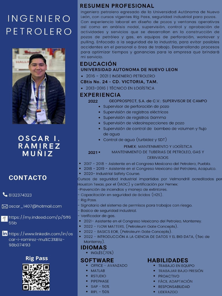 CV Oscar I Ramirez Muniz | PDF