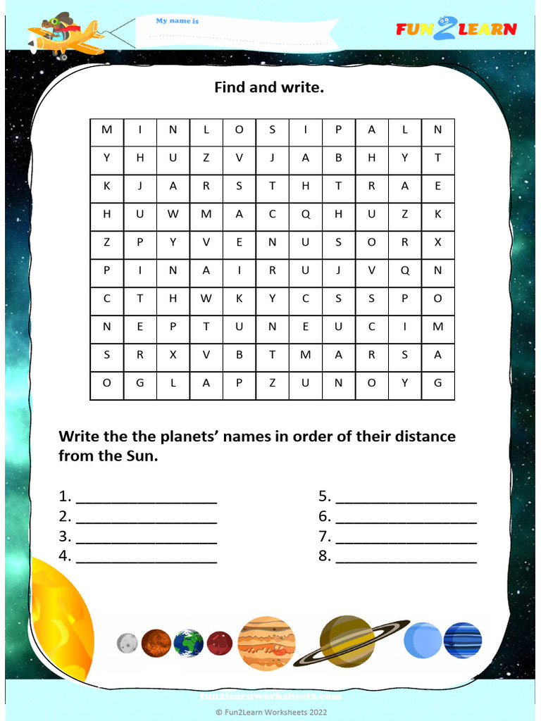 the-planets-of-the-solar-system-wordsearch-worksheet-f2l | PDF