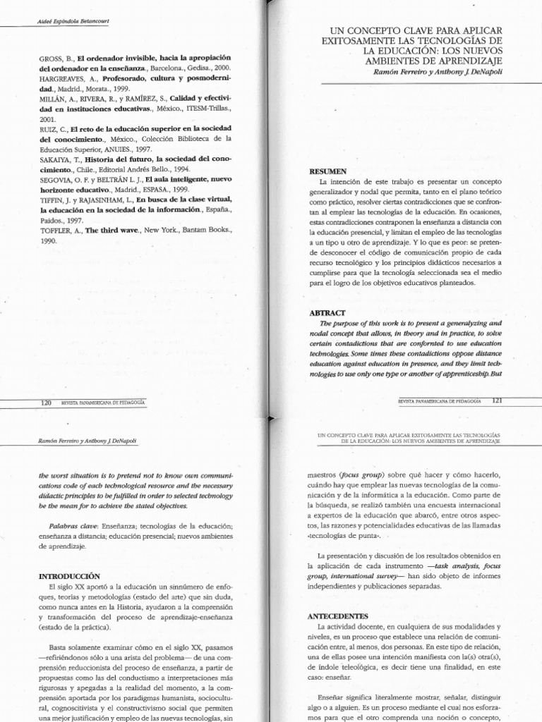 Ipalma UN CONCEPTO CLAVE PARA APLICAR EXITOSAMENTE LAS TECN | PDF