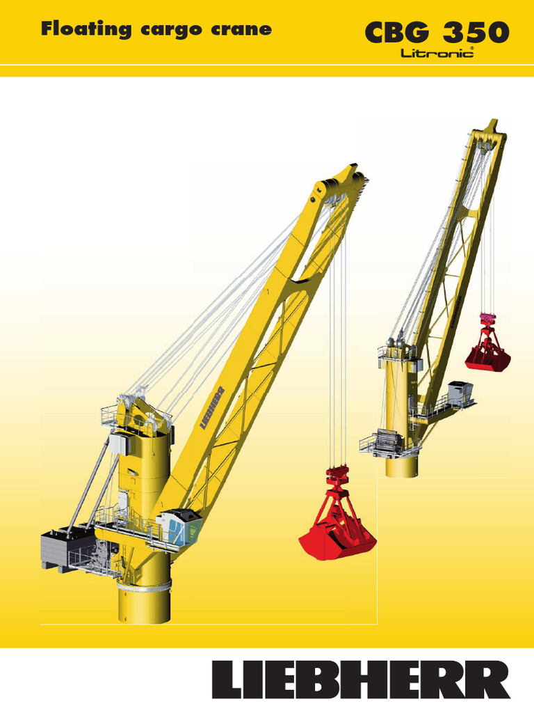 CBG 350 Floating Cargo Crane Specs | PDF | Crane (Machine)
