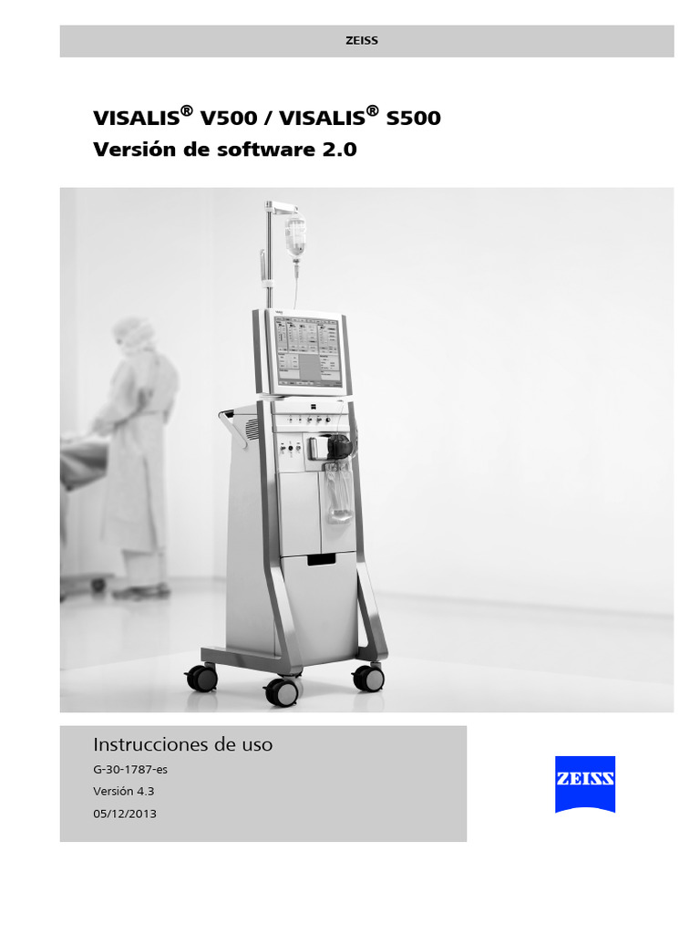 Manual de Uso VISALIS V500/S500 2.0 | PDF | Conector eléctrico ...
