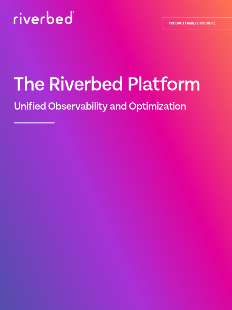 riverbed-observability-and-optimization-brochure | PDF | Cloud Computing | Artificial Intelligence