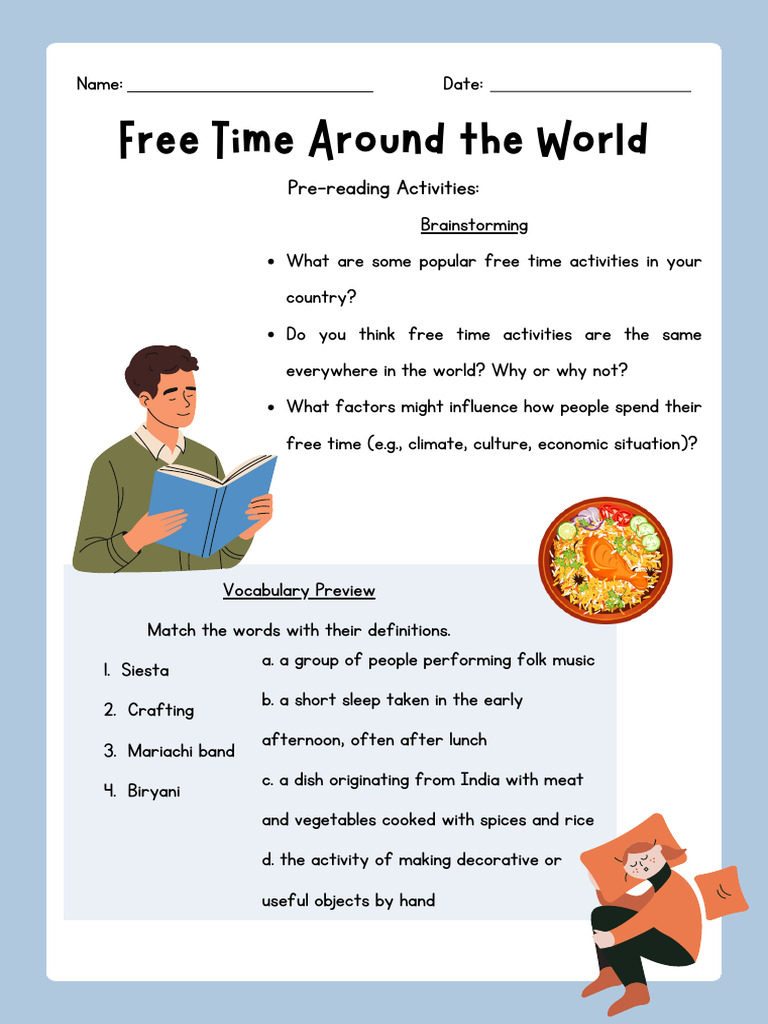 Global Free Time Activities | PDF