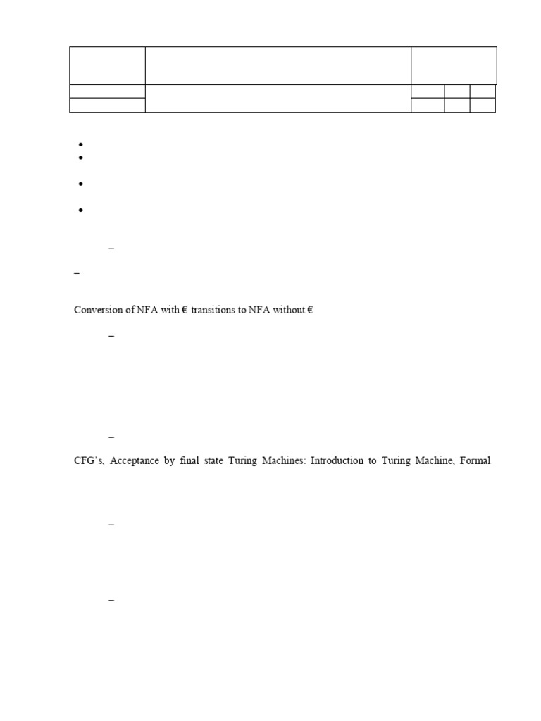 MR22 - 1209 Atcd Syllabus | PDF | Automata Theory | Regular Expression