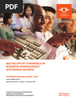 UJ - BCom Acc - Catalogue | PDF | Accounting | Business