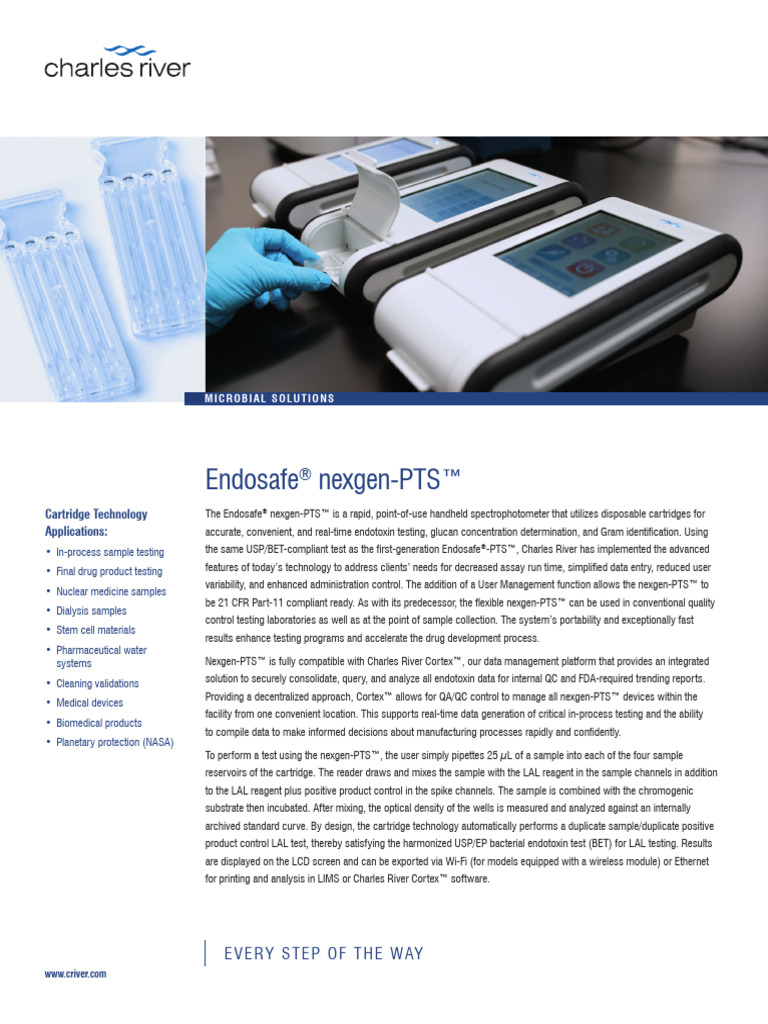 Endosafe Nexgen PTS Sheet | PDF