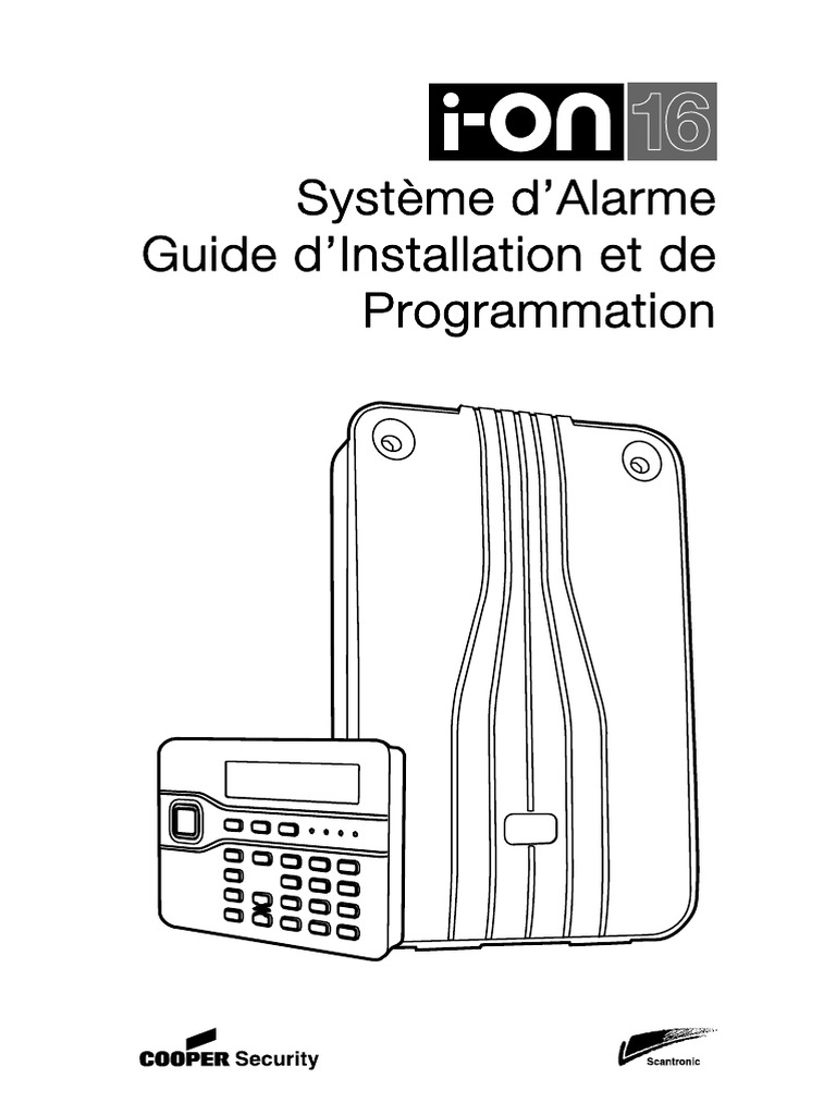 scantronic-i-on16-guide-d-installation | PDF | Émetteur | Clavier d'ordinateur