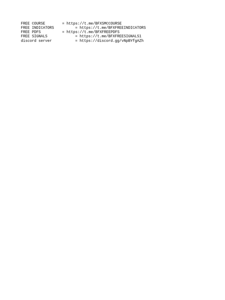 Free Courses Indicators | PDF