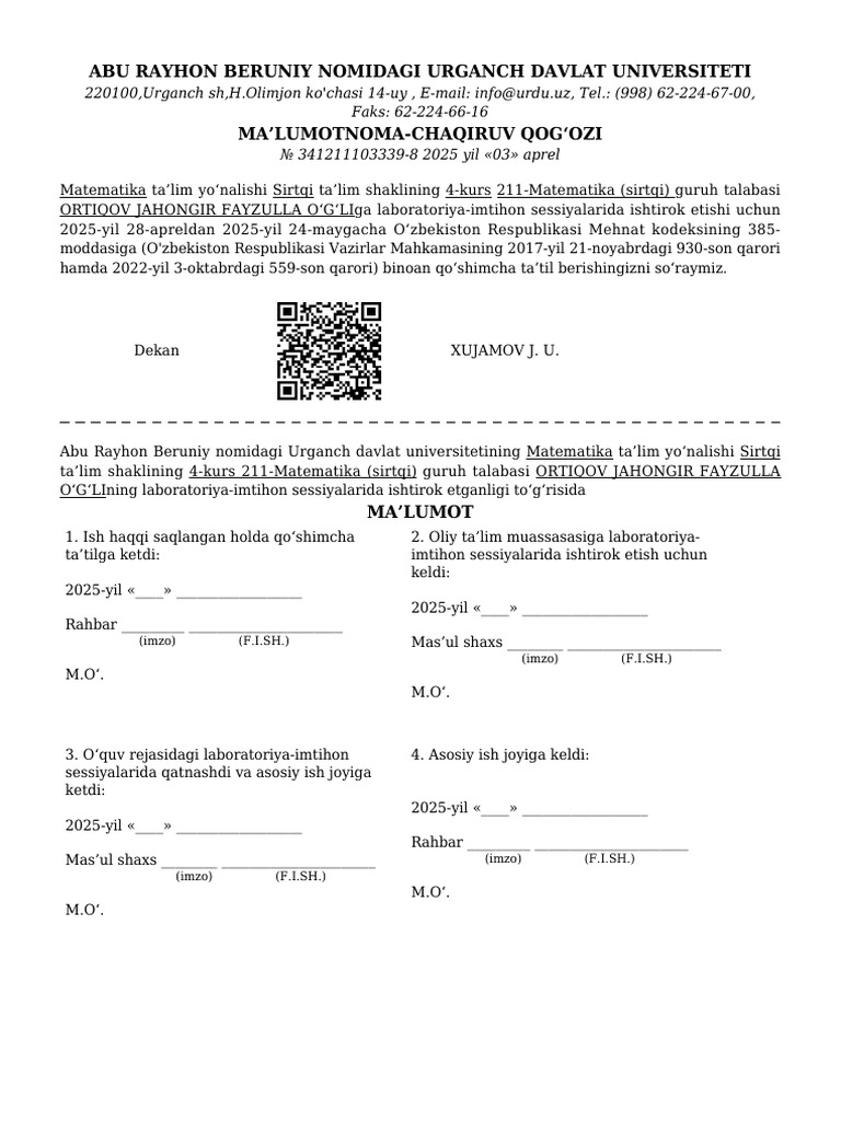 Chaqiruv Qog'ozi-341211103339 | PDF