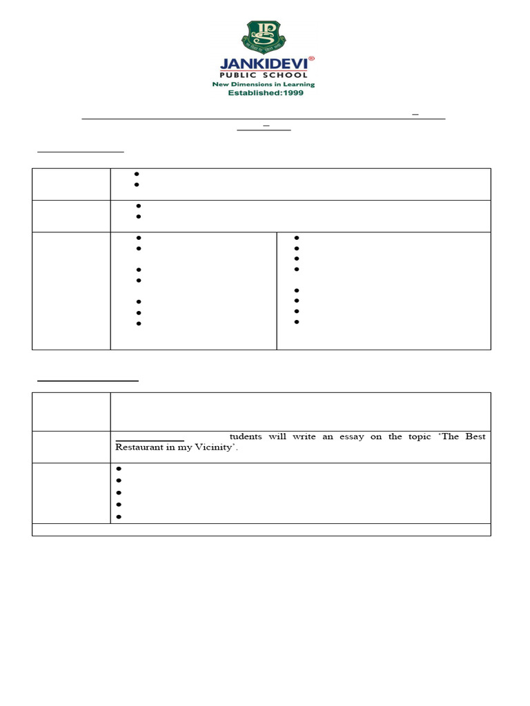 STD_VII_-_FIRST_TERM_PORTION_FOR_THE_ACADEMIC_YEAR_2025_2026_1_1_ | PDF | Verb | Sentence ...