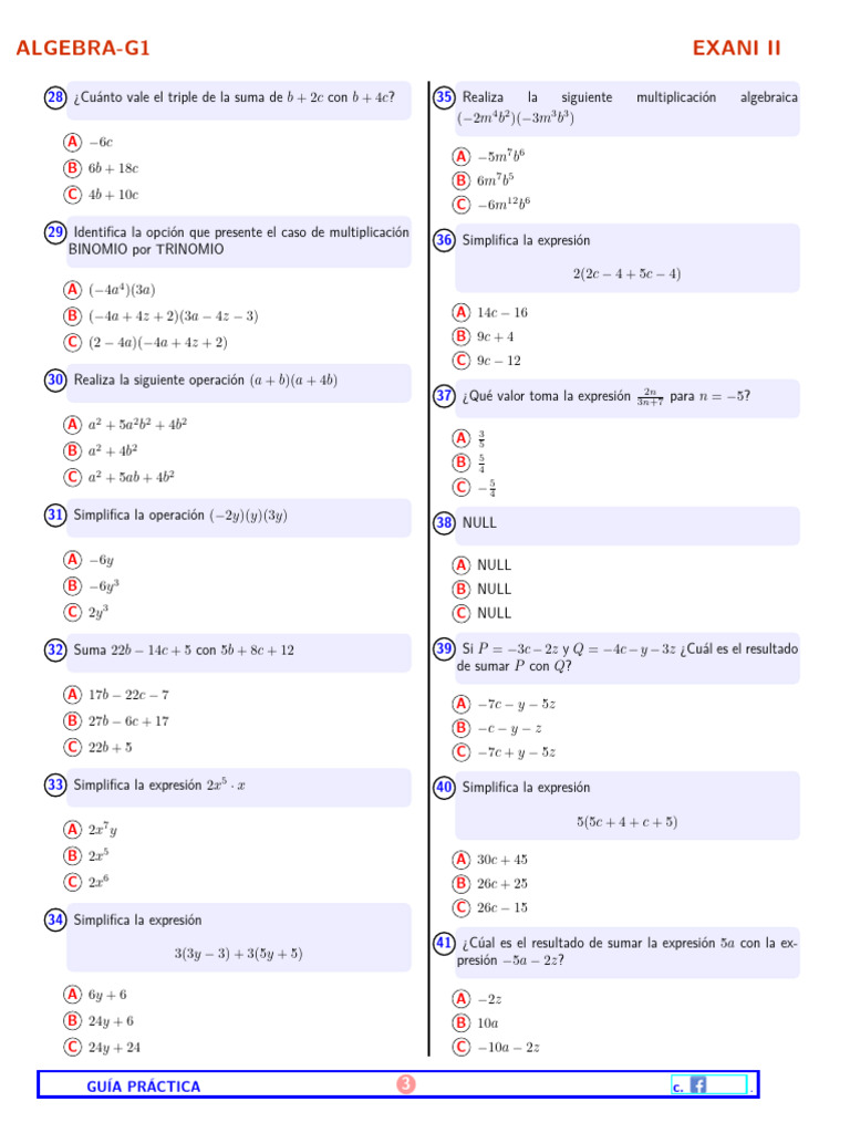 MATEMATICAS 3 Ag4 | PDF