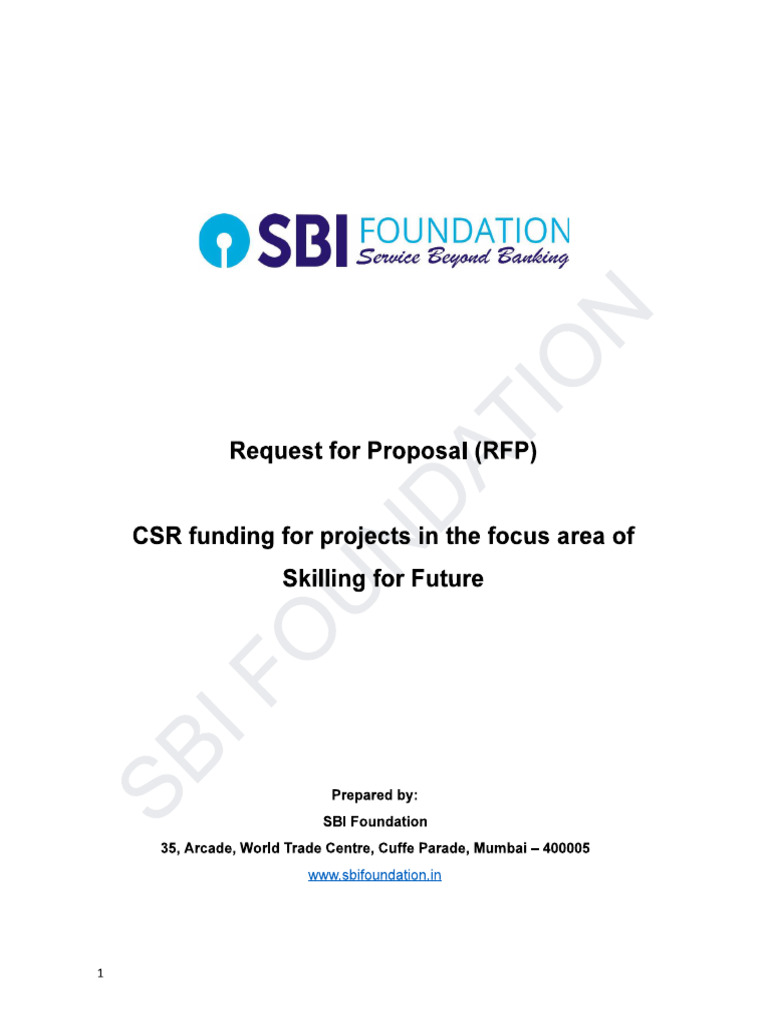 Sbi CSR A | PDF