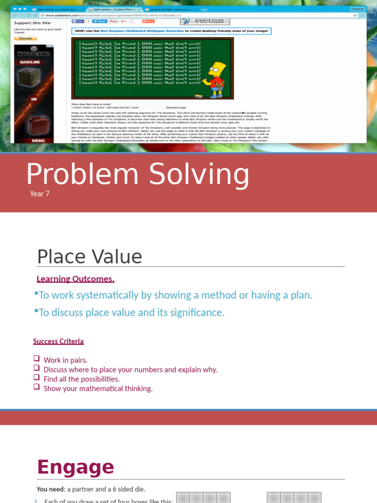 PPT Year 7 Maths Transition Unit | PDF | Numbers | Sequence