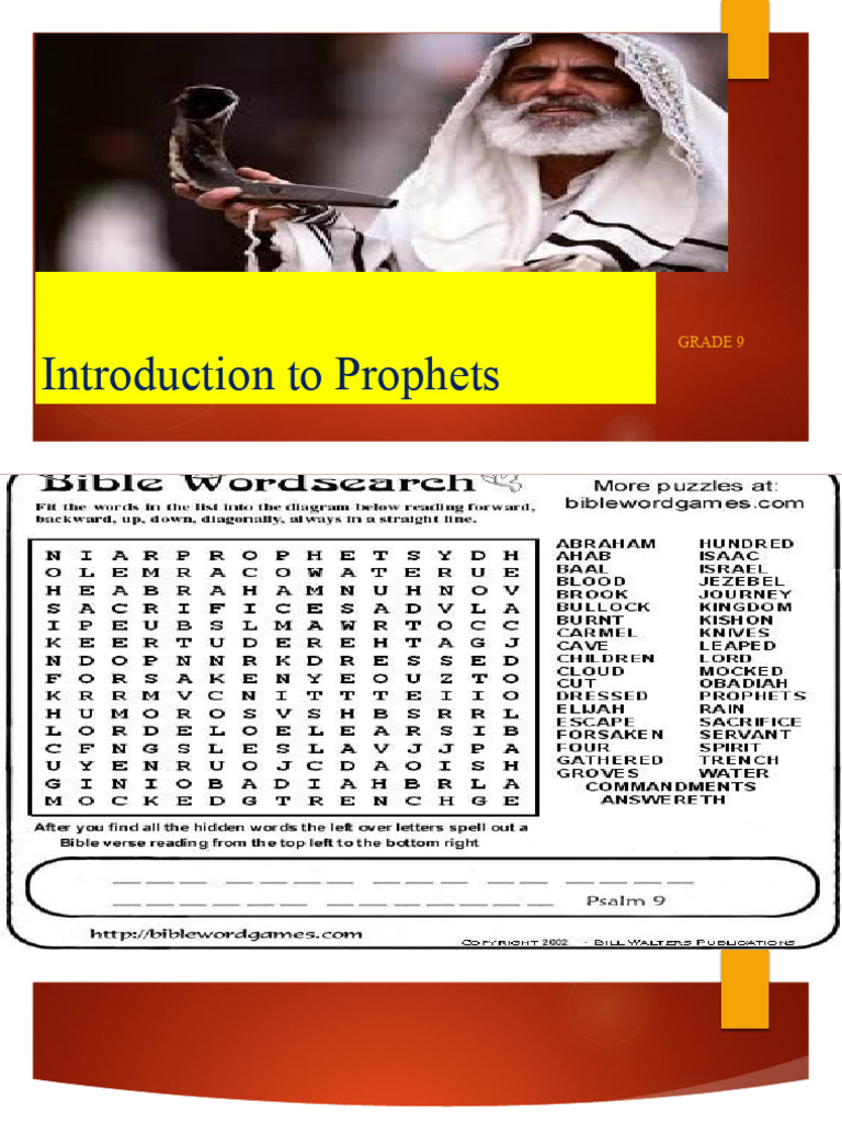 Introduction To Prophets | PDF