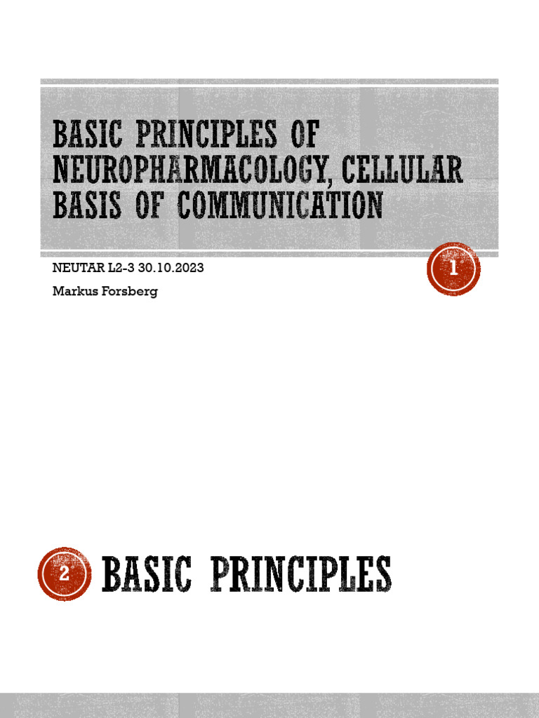 NEUTAR L2 3 Basic Principles Cellular Communication 2023 | PDF ...