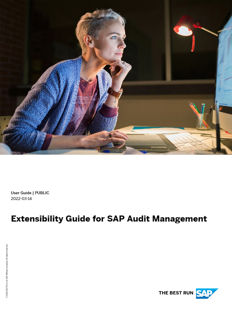 Extensibility Guide For SAP Audit Management - 1.5 SP00 | PDF | Audit | Information Technology