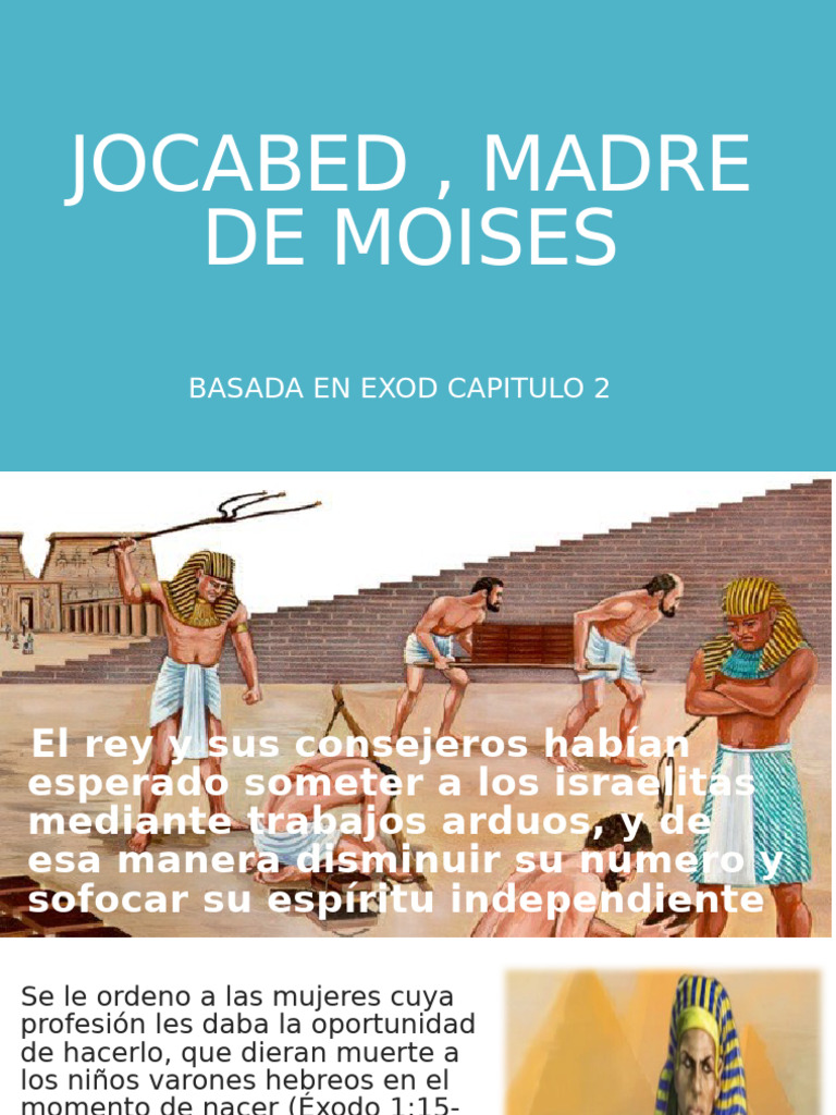 Jocabed, Madre de Moises-1 | PDF