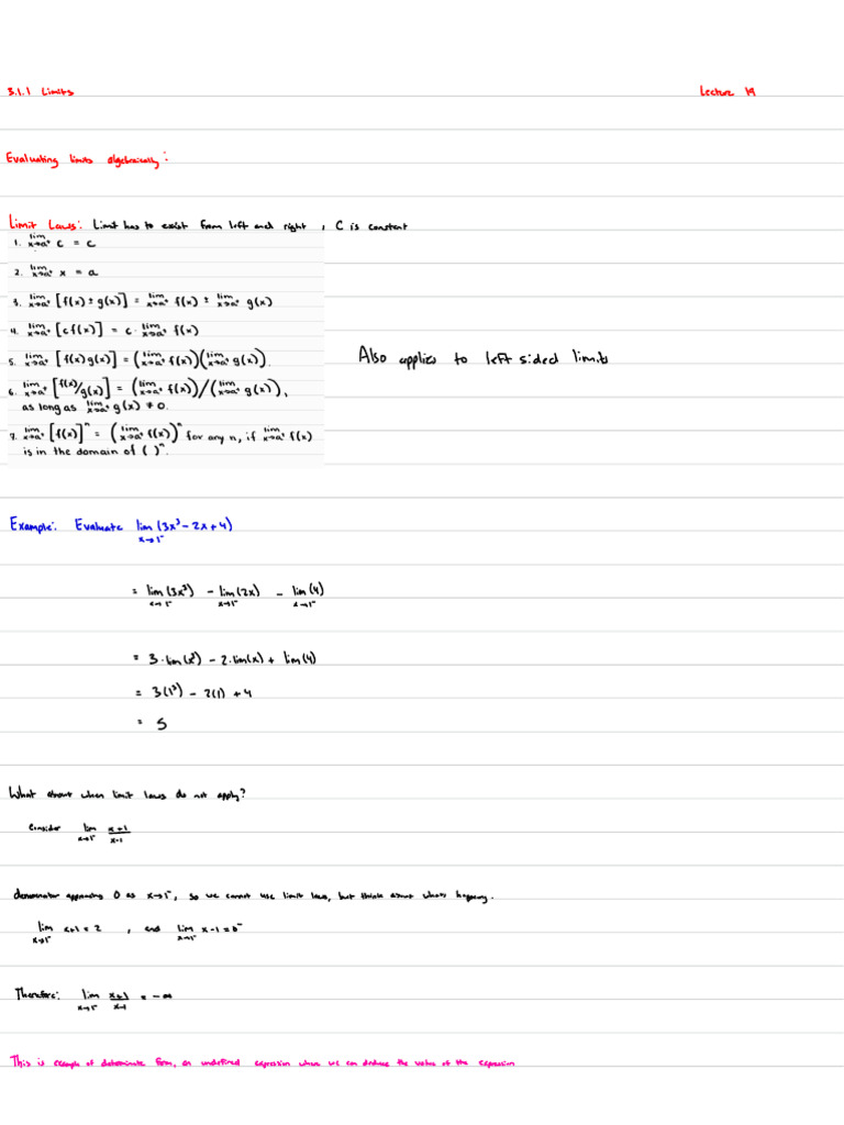Understanding Limits and Continuity | PDF | Continuous Function ...