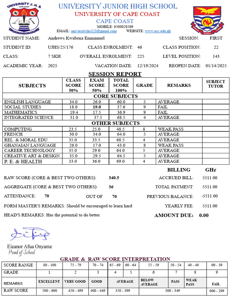 UJHS 25 176 Student Report | PDF