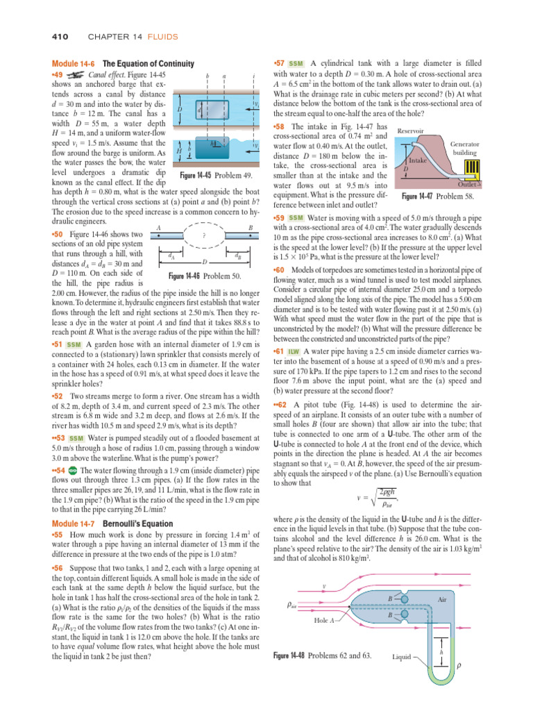 fundamentals of physics - harmonic motion - ch14 | PDF | Buoyancy | Oscillation