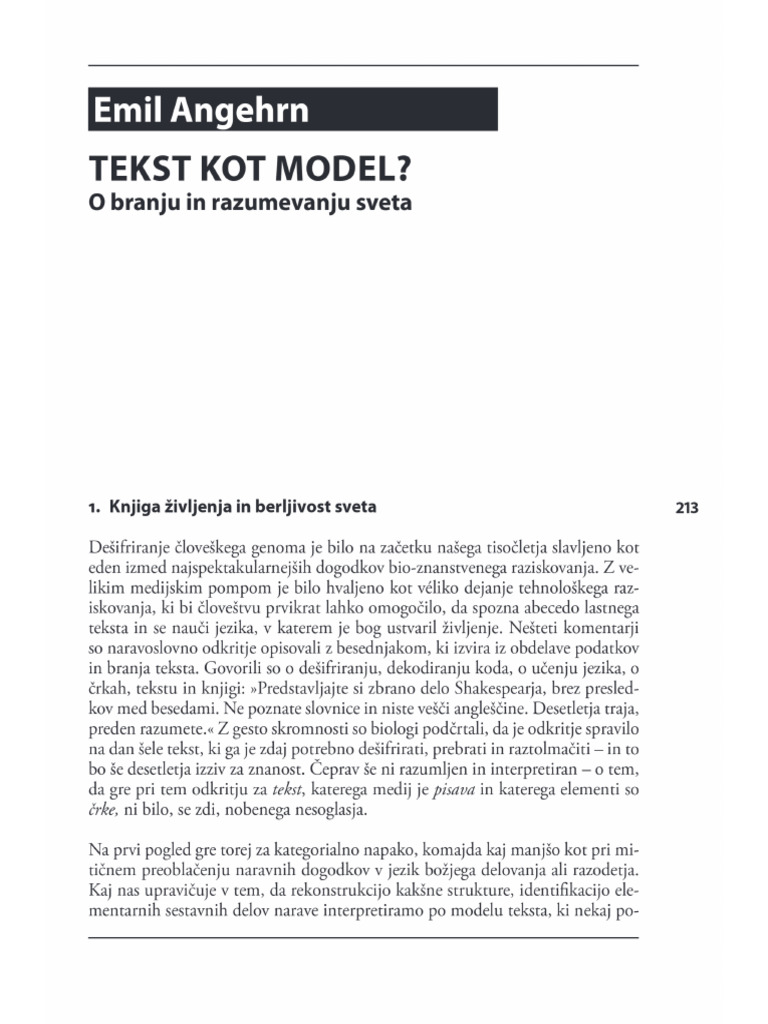 Tekst Kot Model | PDF
