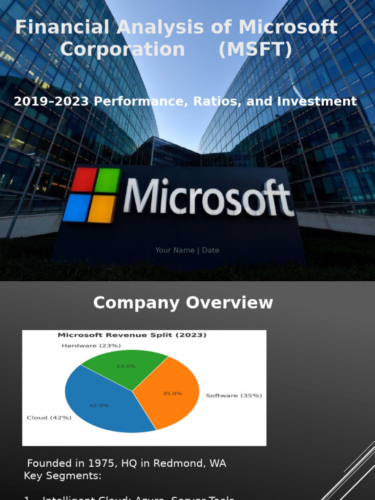 Microsoft FY2023 Financial Overview | PDF