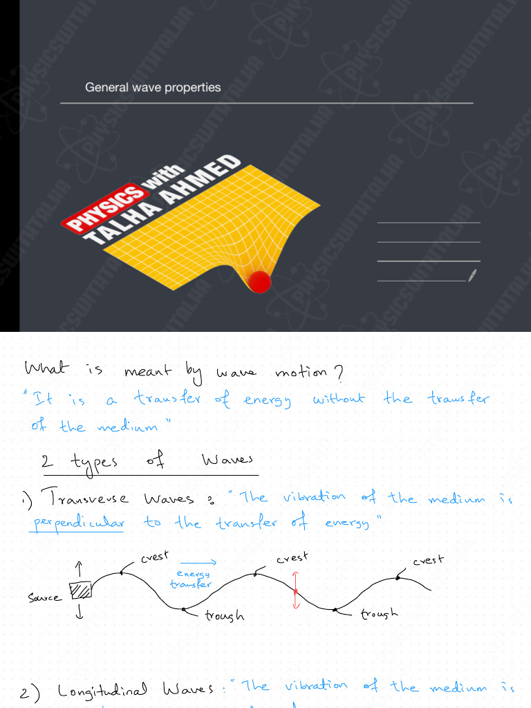Copy of General Wave Properties | PDF | Waves | Frequency