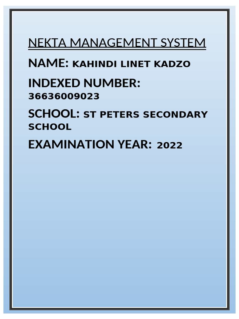 NEKTA MANAGEMENT SYSTEM | PDF | Beekeeping | Beehive