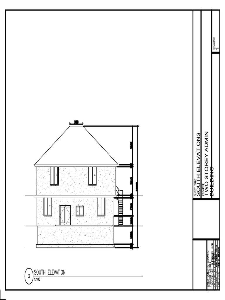 D04 South Elevations | PDF