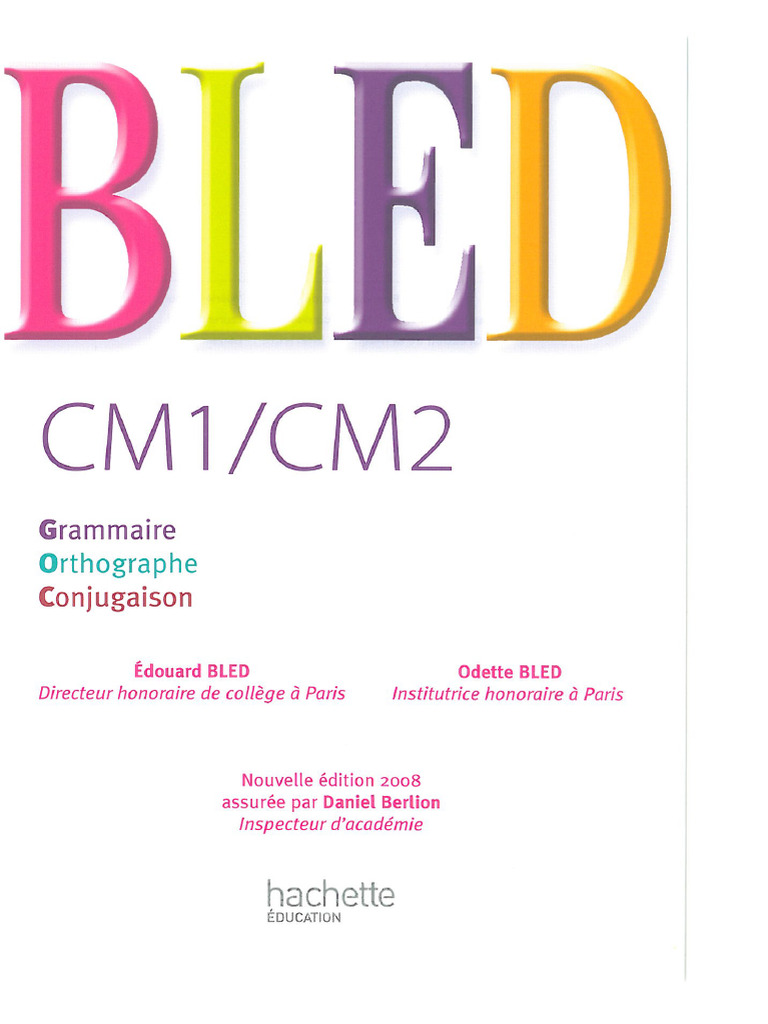 Bled Cm1 Cm2 | PDF