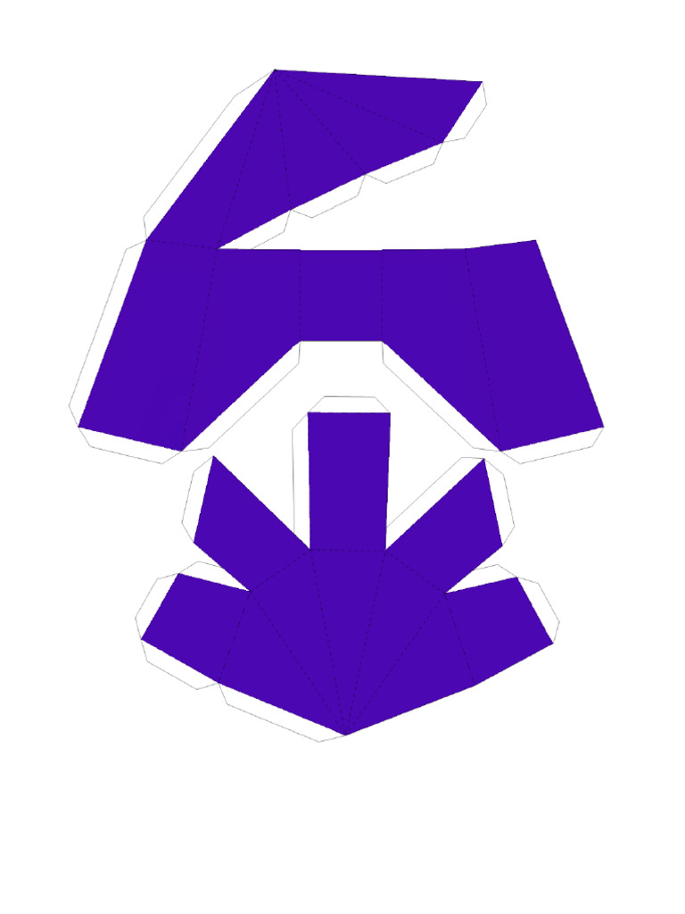 Sonic Exe Papercraft Lines | PDF