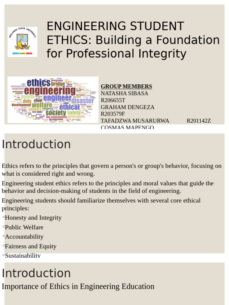 Engineering Student Ethics | PDF | Academic Integrity | Integrity