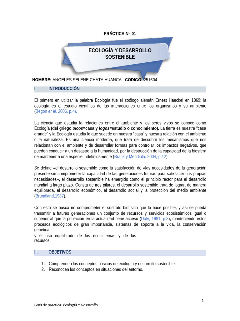 Ecologia Prac1 | PDF | Entorno natural | Ecología