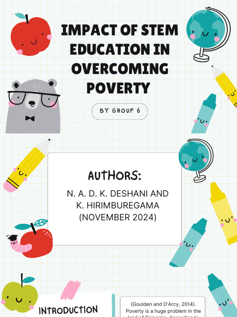 Impact of Stem Education in Overcoming Poverty | PDF | Science ...