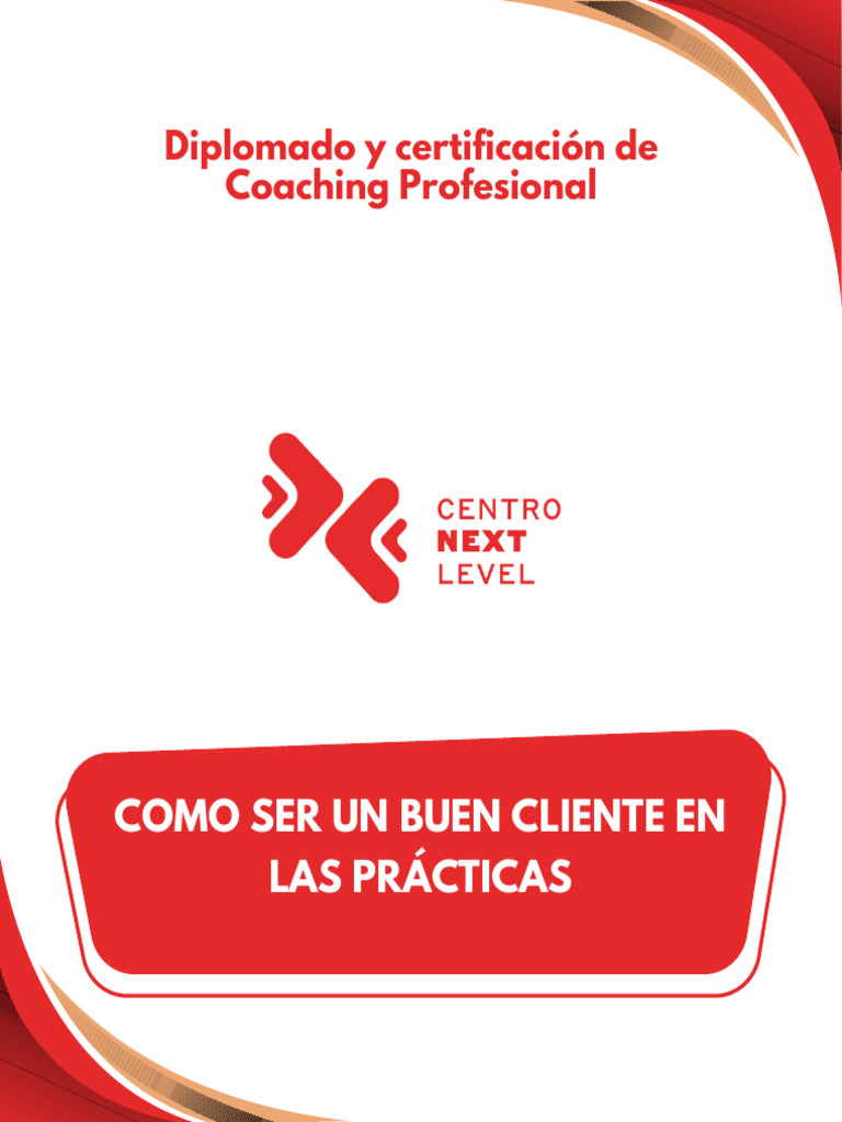 Guía para Ser un Buen Cliente en Coaching | PDF | Finanzas personales ...
