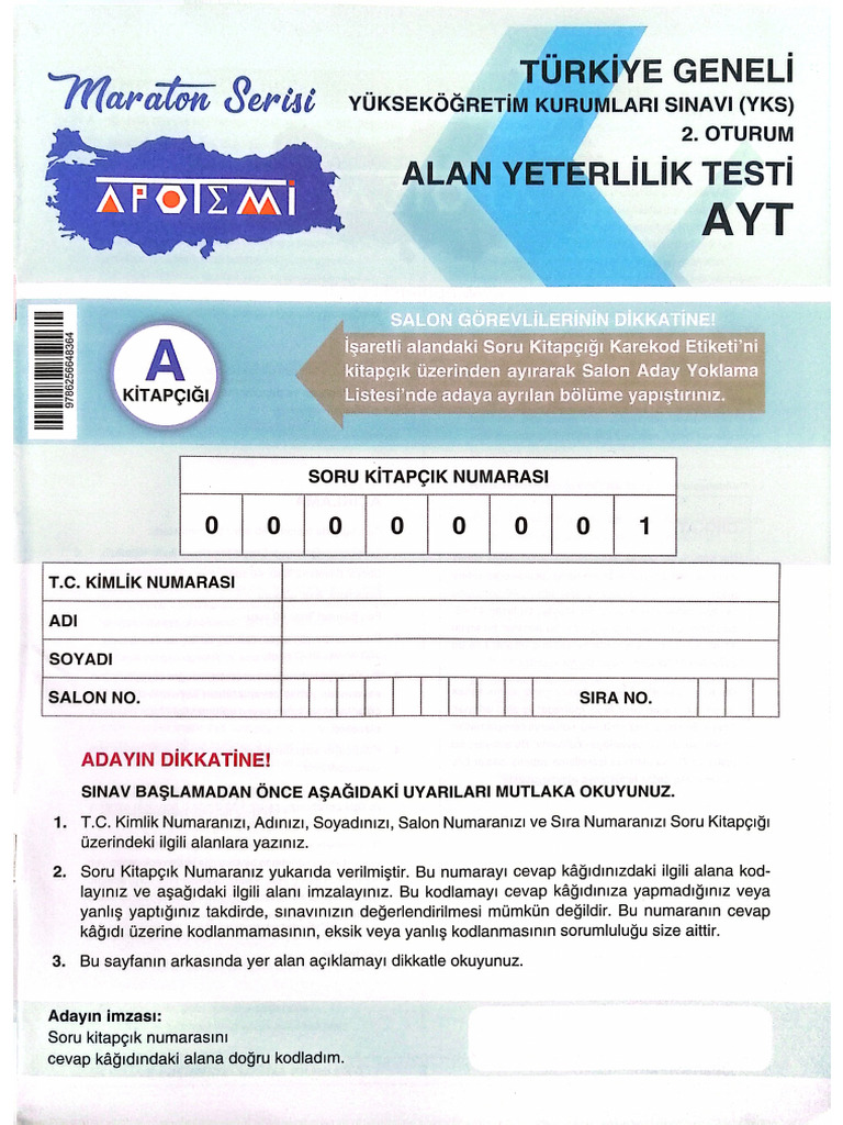 @MajestyPdf 2025 APOTEMİ MARATON TG AYT | PDF