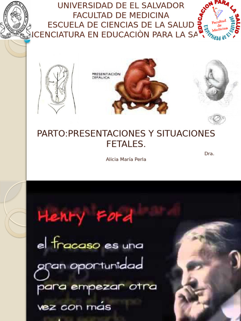 PRESENTACIONES Y SITUACIONES FETALES EPS 2025 (3) | PDF